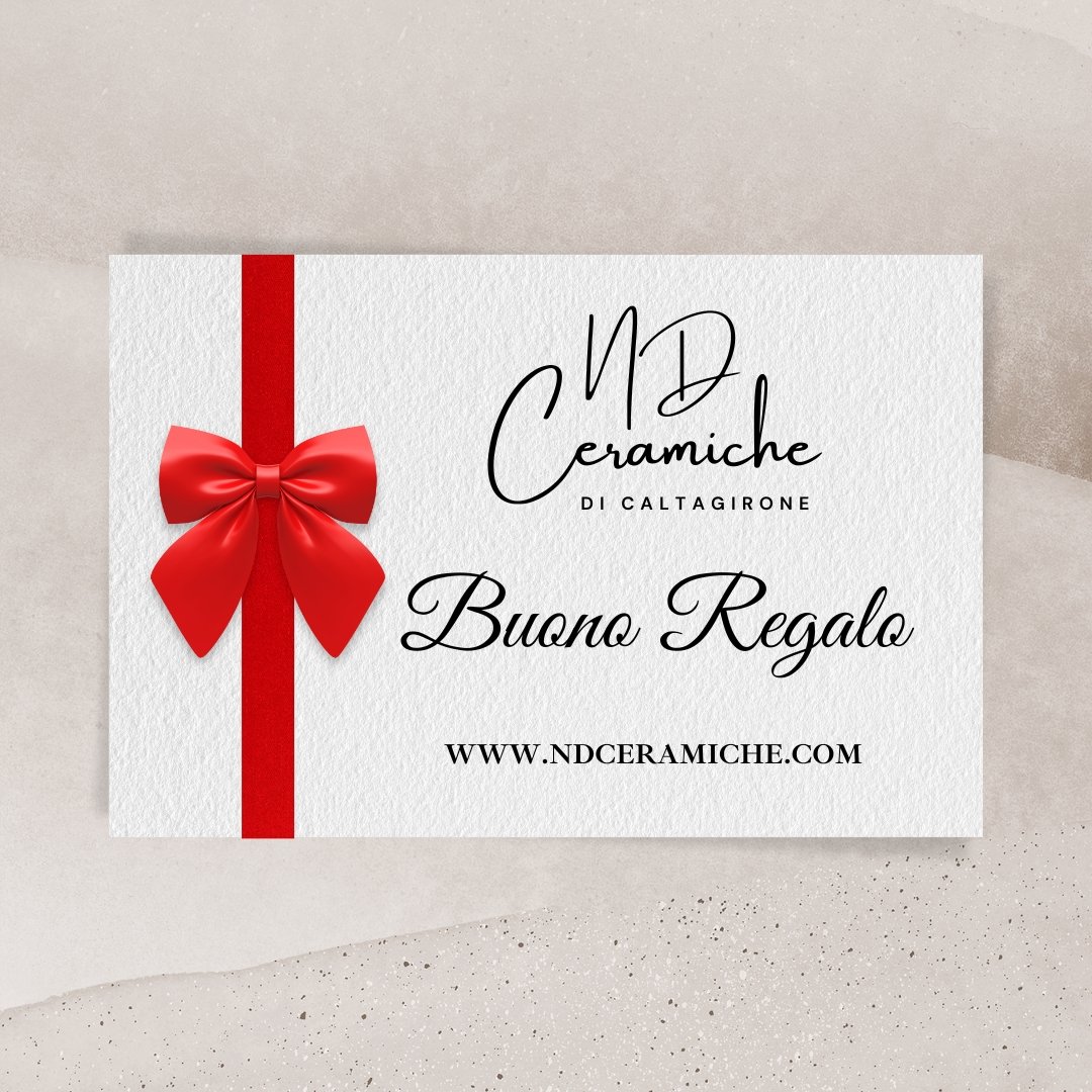 Buoni Regalo - ND Ceramiche di Caltagirone